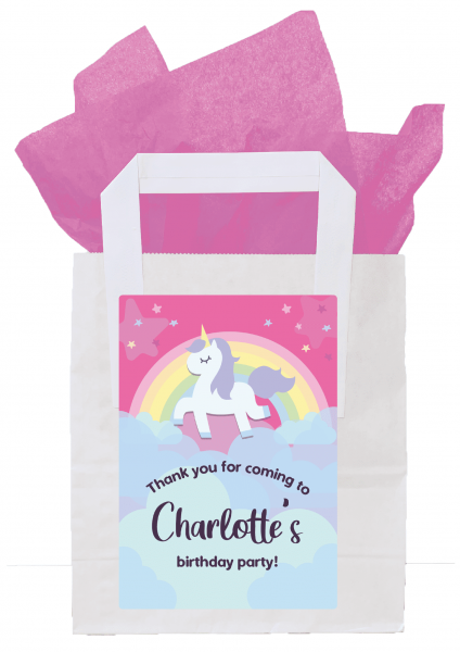 10 Stickers for Party Bags - Unicorn 3 - thestickersite.com