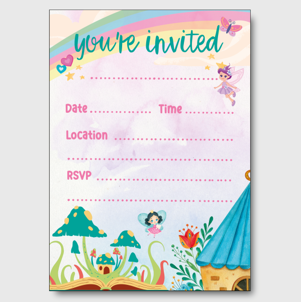 Printable Blank Invitations - thestickersite.com