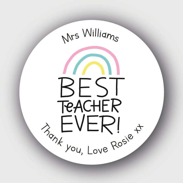 Personalised &You are the best& Stickers - thestickersite.com