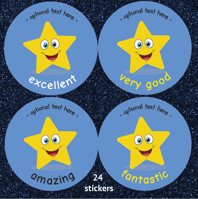 Blue Star Reward - thestickersite.com